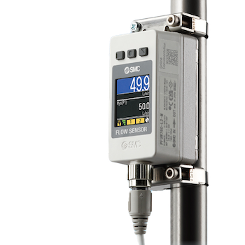 SMC Corporation of America PFUW Series Clamp-On Type Flow Sensor ...
